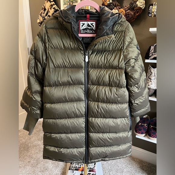 Alp N Rock | Jackets & Coats | Alp N Rock Green Justine Puffer Coat ...